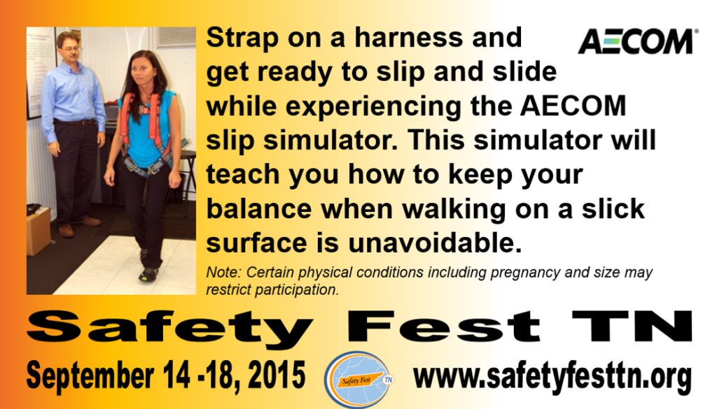 AECOM Slip Simulator comes to Safety Fest TN! - Safety Fest TN