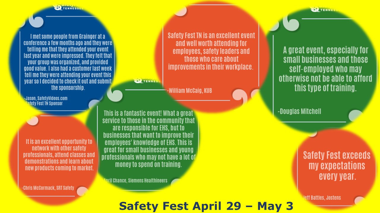 Safety Fest Testimonials - Safety Fest TN