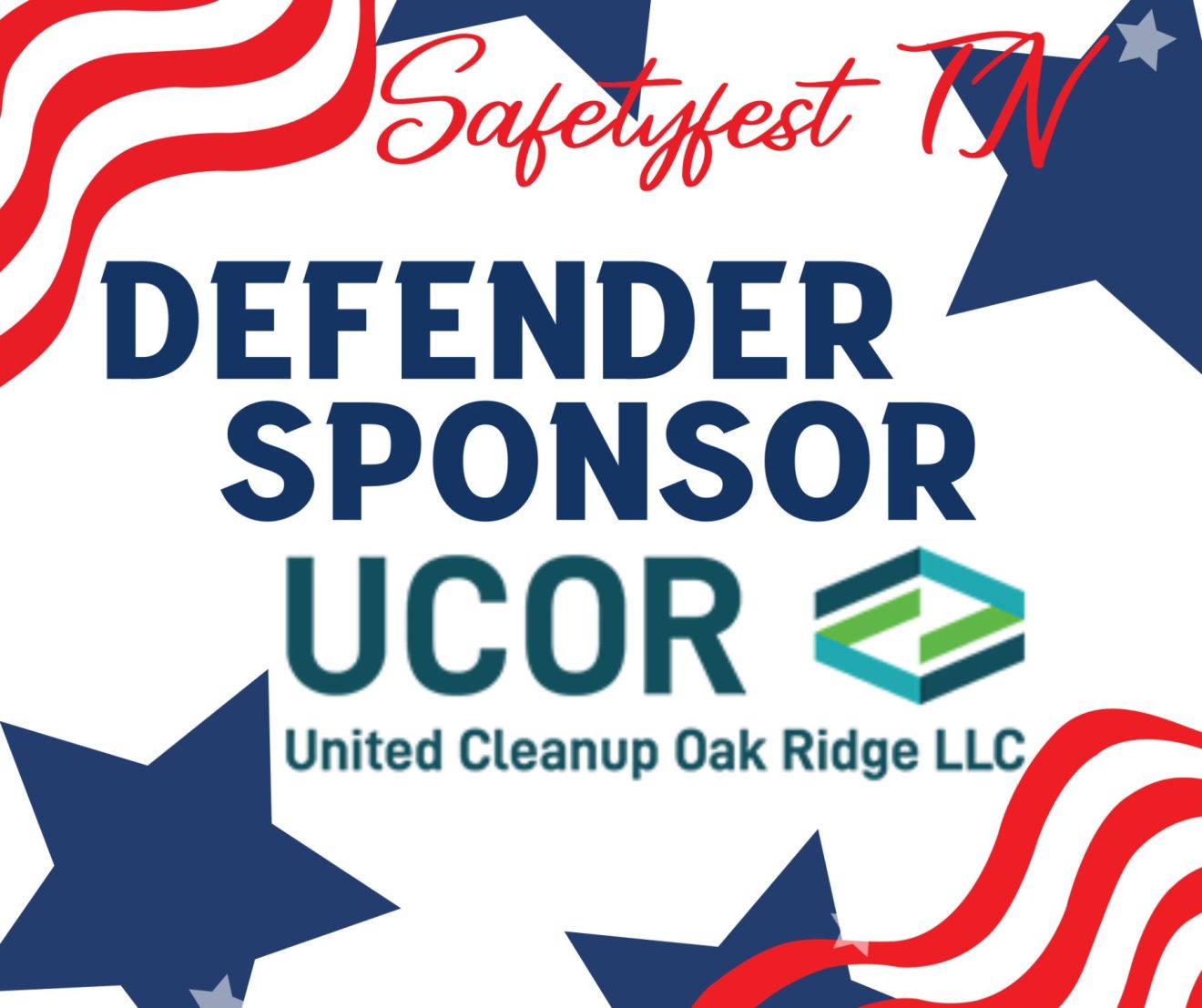 Thank you so much to UCOR for being a Defender Sponsor! - Safety Fest TN